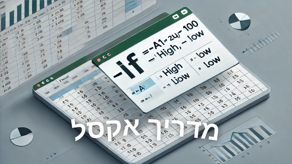 מדריך לשימוש בפונקצית IF בתוכנת אקסל - פתרונות אקסל